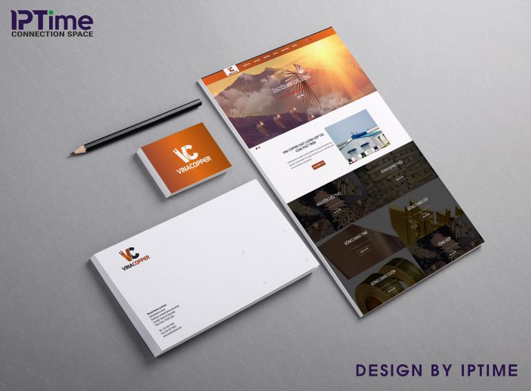 Bộ nhận diện thương hiệu Công ty Vina Copper