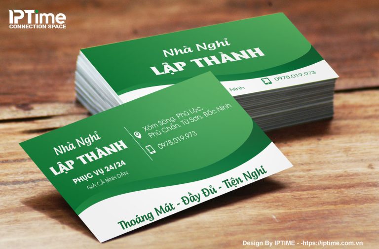 Thiết kế Card Visit Homestay A Sấn