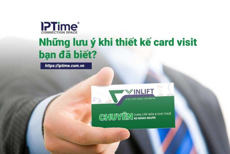 Những lưu ý khi thiết kế card visit tại Bắc Ninh bạn đã biết?
