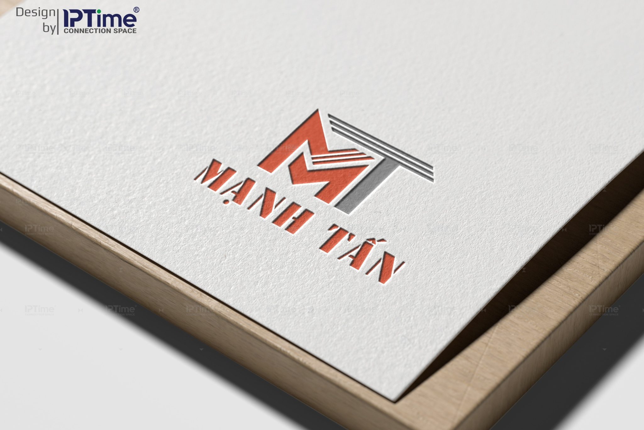 Dự án Mẫu logo nhận diện thương hiệu Mạnh Tấn do IPTIME thiết kế